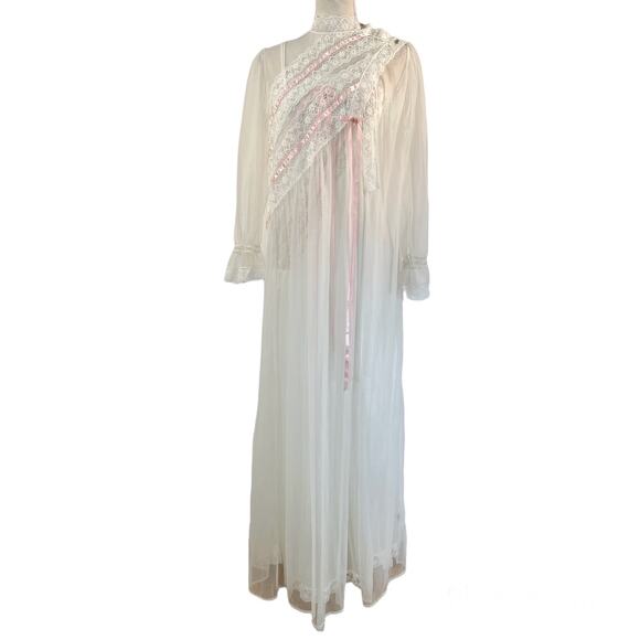 Vintage | Intimates & Sleepwear | Vintage 8s Gilead Sheer Mesh Lingerie ...